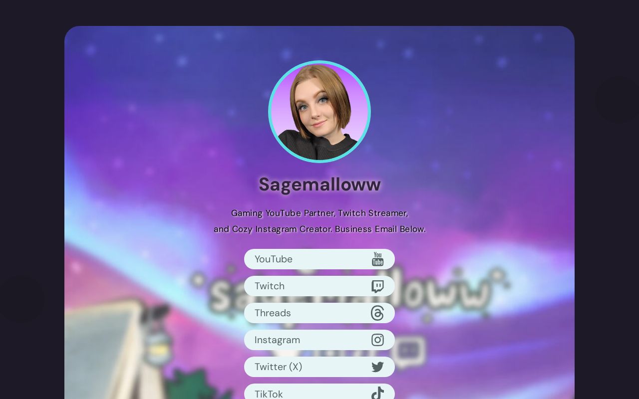 Sagemalloww -- Gaming YouTube Partner and Twitch Streamer